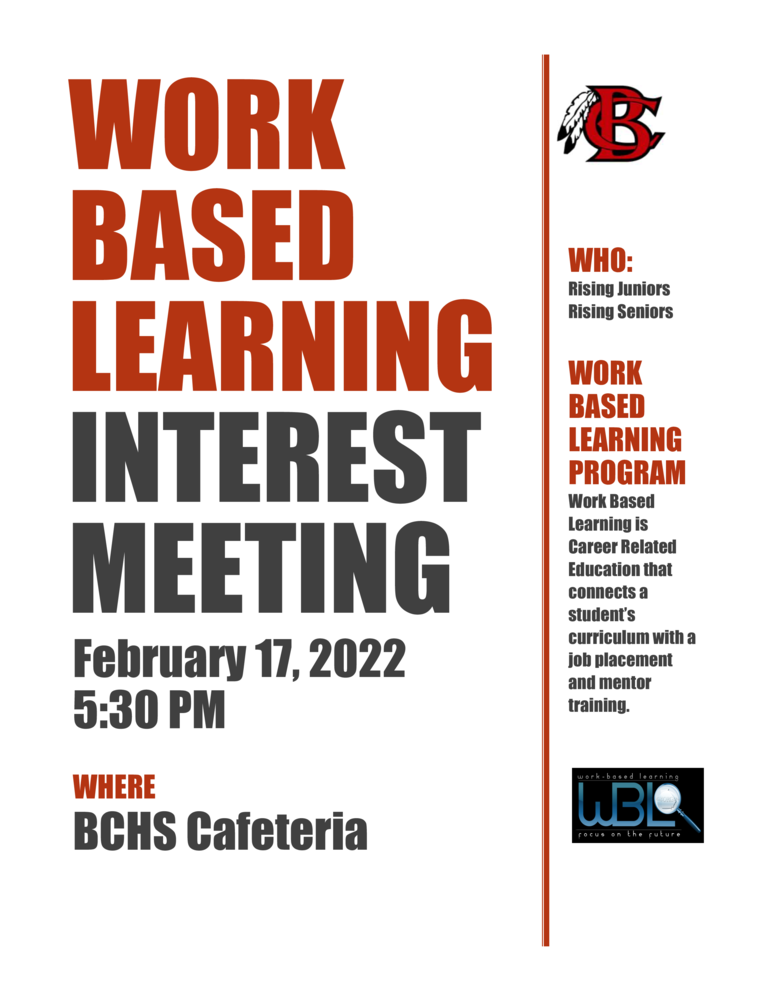 Work Based Learning Interest Meeting | Bryan County Middle High School